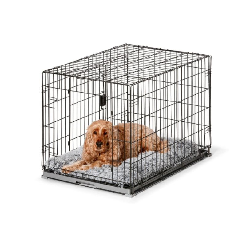 Snooza Crate 2 In 1 Training Convertible Cage Graphite Large — Shopica ...